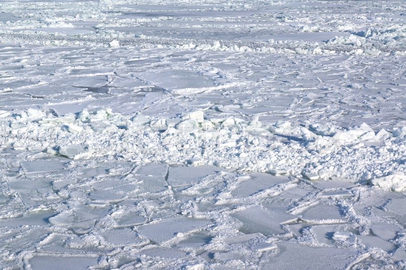 Frozen him with ice floes and pack ice | Stock image | Colourbox