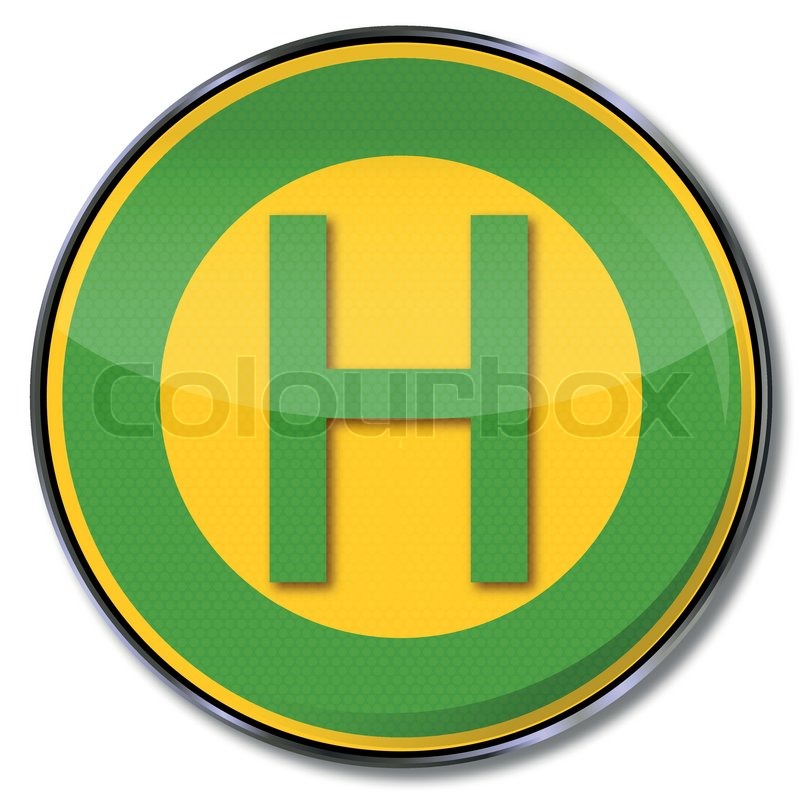 Bus stop-skilt | Stock vektor | Colourbox