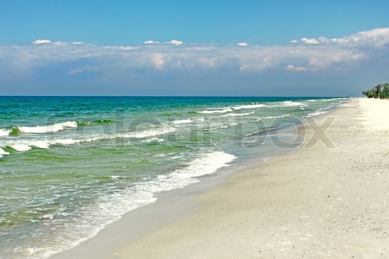 Empty sea shore | Stock image | Colourbox