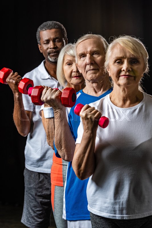 Multicultural senior sportspeople ... - Stock Image - Everypixel