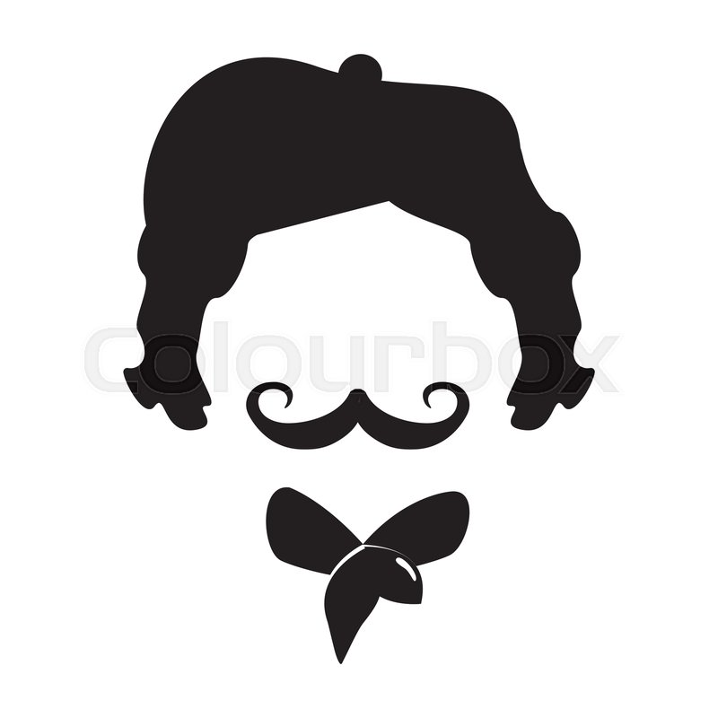 Frenchman character cartoon icon ... | Stock vector | Colourbox
