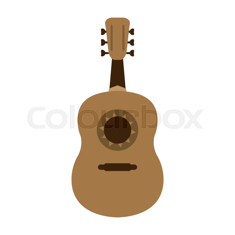 Guitarron acoustic guitar icon image ... | Stock vector | Colourbox