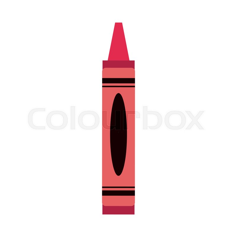 Red Crayon Clipart
