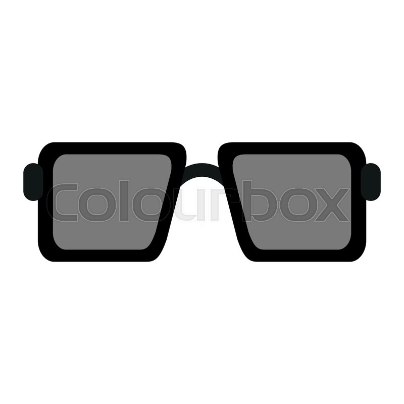 Sunglasses square frame icon image ... | Stock vector | Colourbox