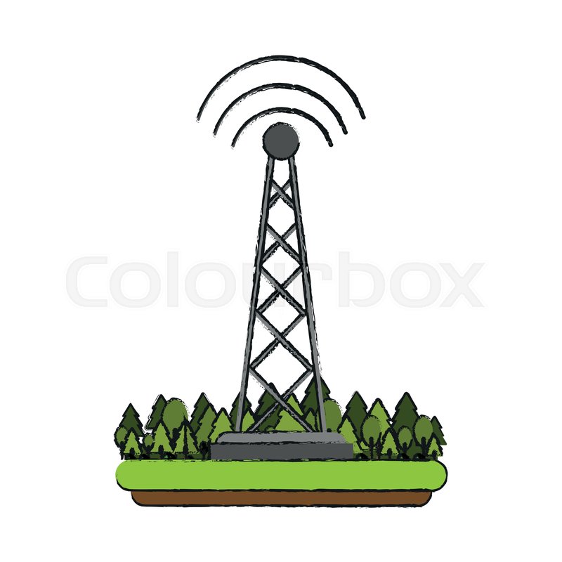 Radio Antenna Clip Art