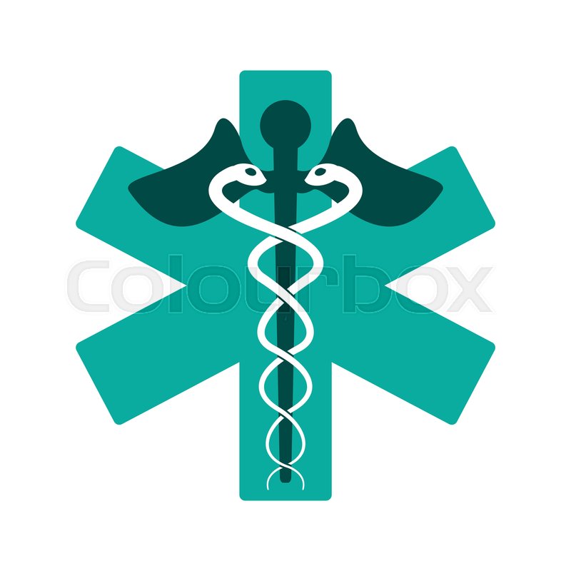 Medical Symbol With X