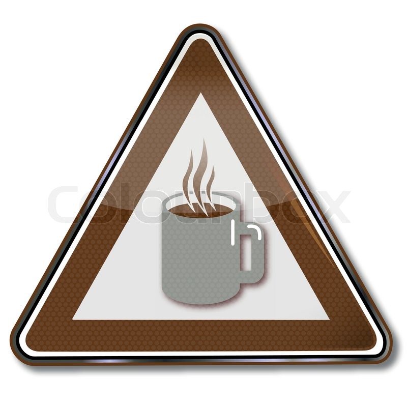 Road Sign Coffee Break | Stock vector | Colourbox