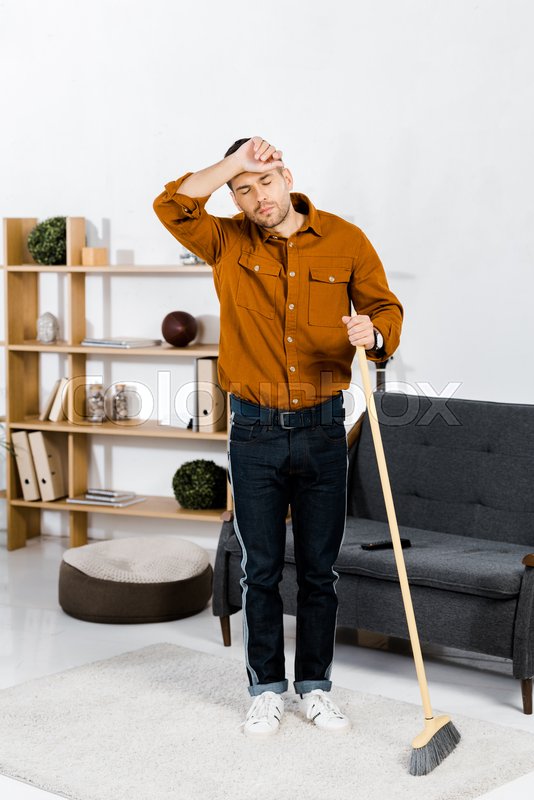 Tired Man Standing