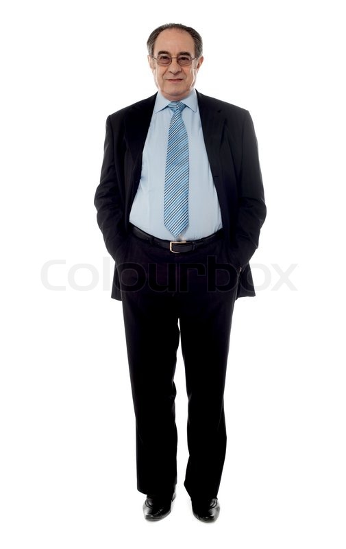 Full-length view of a company manager | Stock Photo | Colourbox