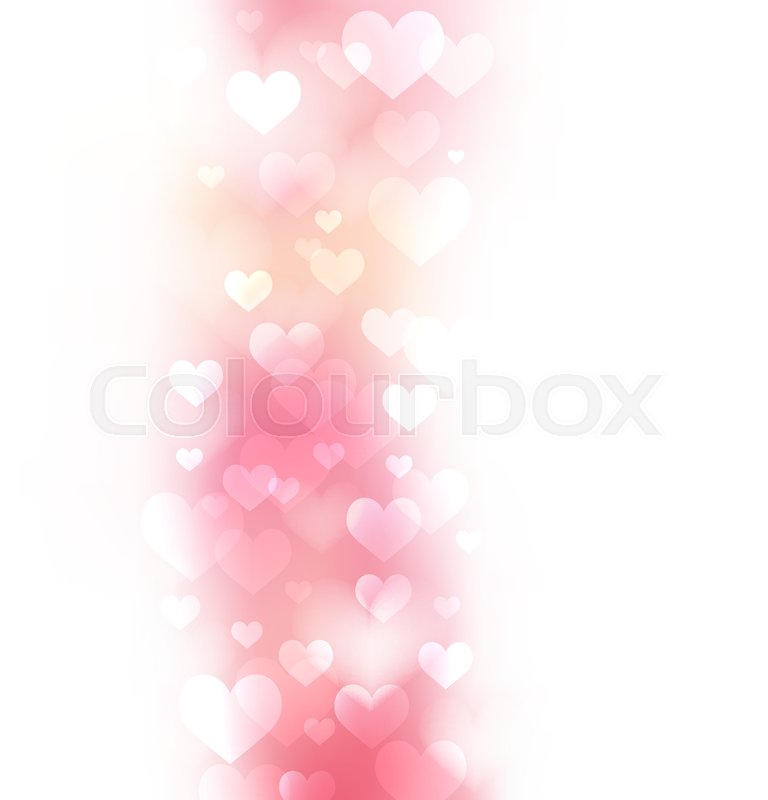 Pink gentle background with defocused ... | Stock vector | Colourbox