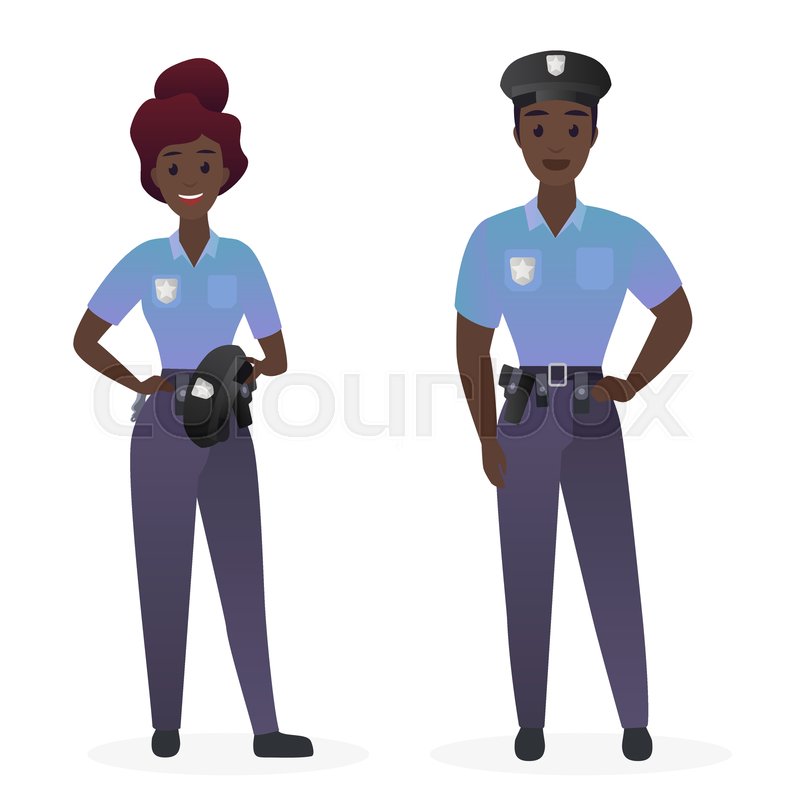 Female Security Guard Clipart