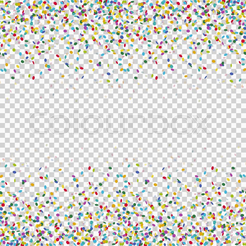 Seamless colored confetti background ... | Stock vector | Colourbox