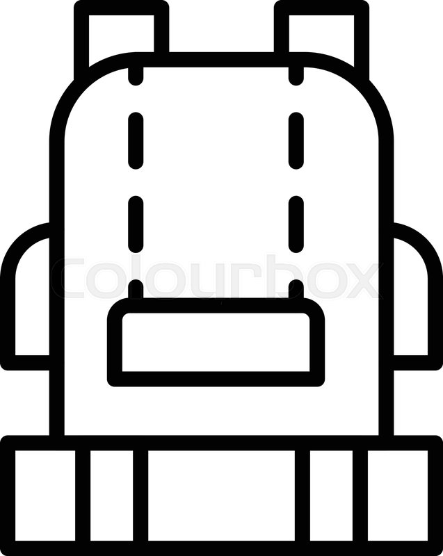 Camping Backpack Icon