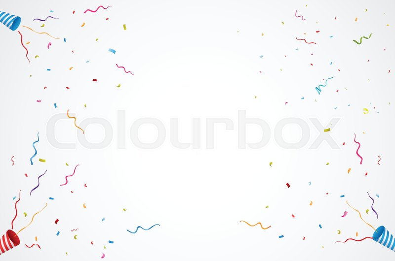 Vector Illustration of exploding party ... | Stock vector | Colourbox