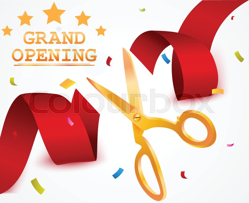 Grand Opening Ribbon