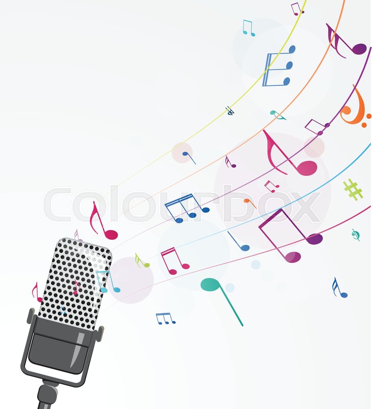 Vector Illustration of Colorful music ... | Stock vector | Colourbox