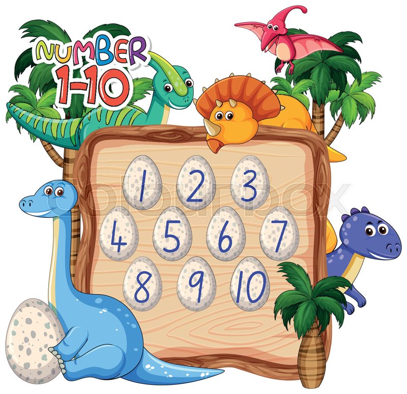 Count To Ten Clip Art