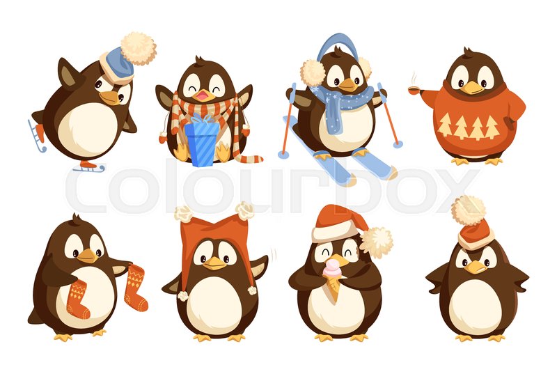 Penguins Wearing Clothes