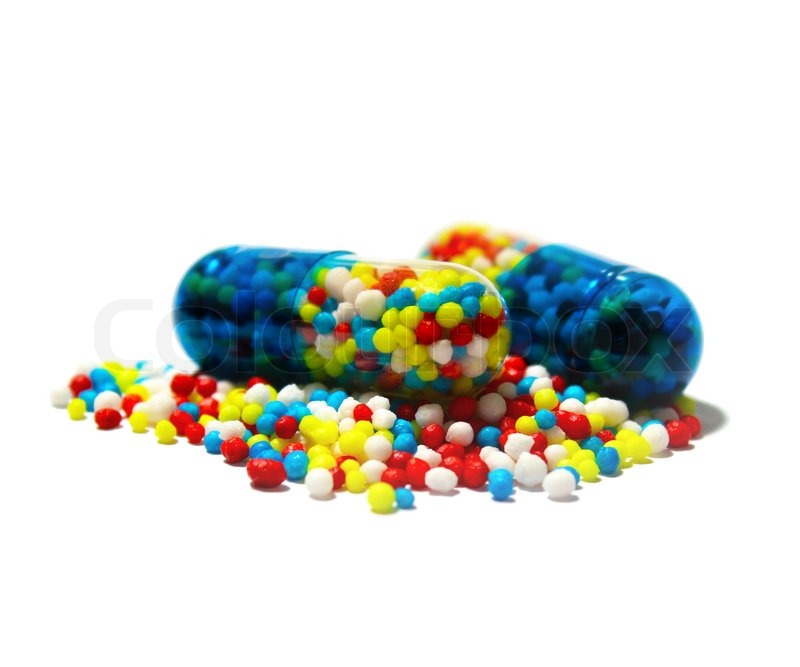 Colorful Pills Background