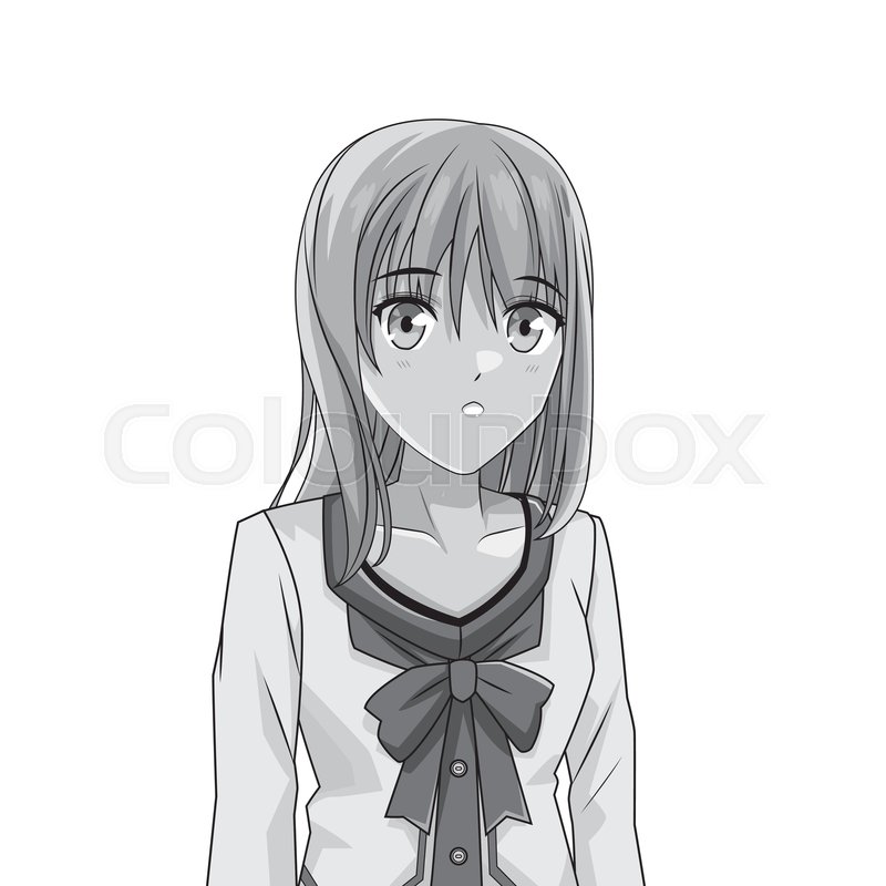 Anime Student Drawing