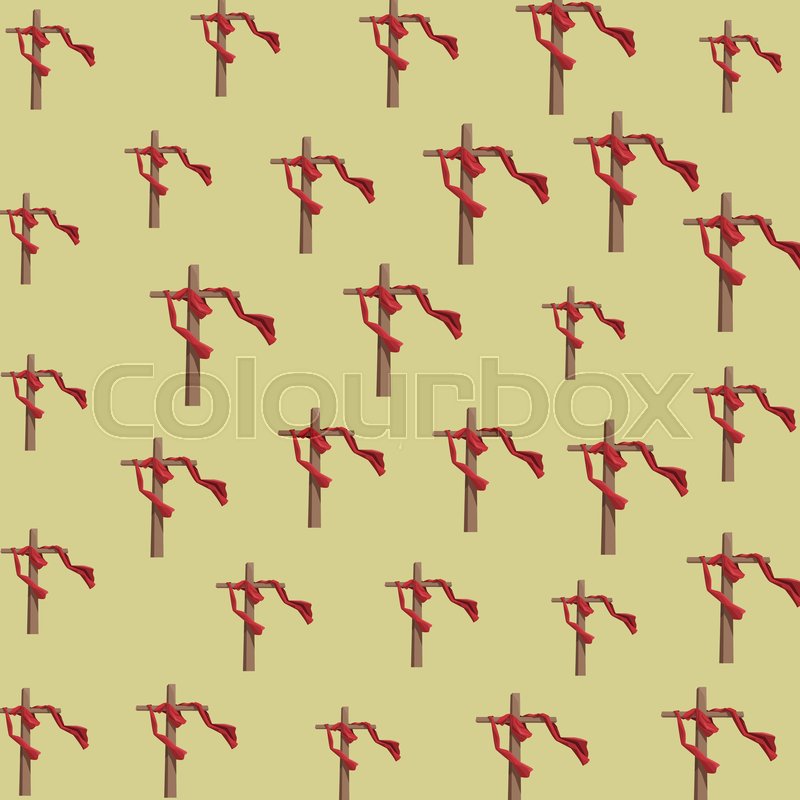 Cross pattern background vector ... | Stock vector | Colourbox