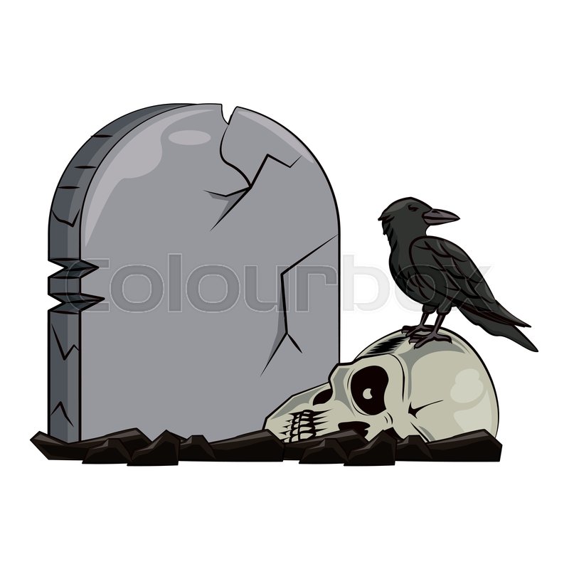 Scary Crow Cartoon