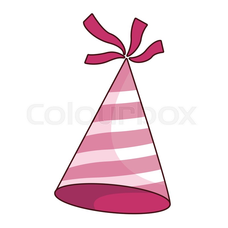 Pink Birthday Hat Clip Art