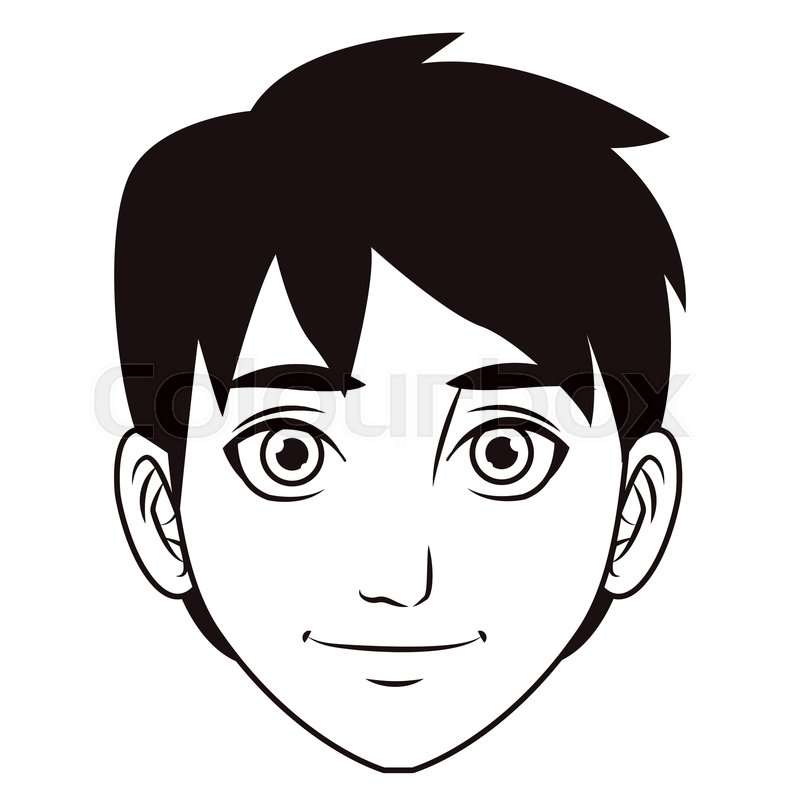 White Man Face Cartoon