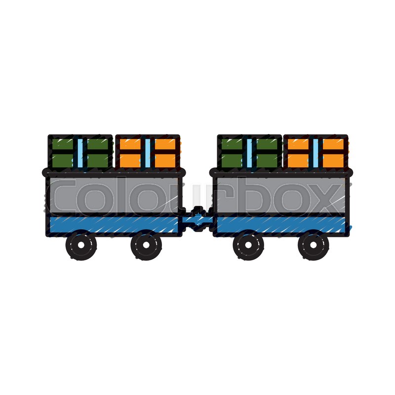 Freight Train Side View