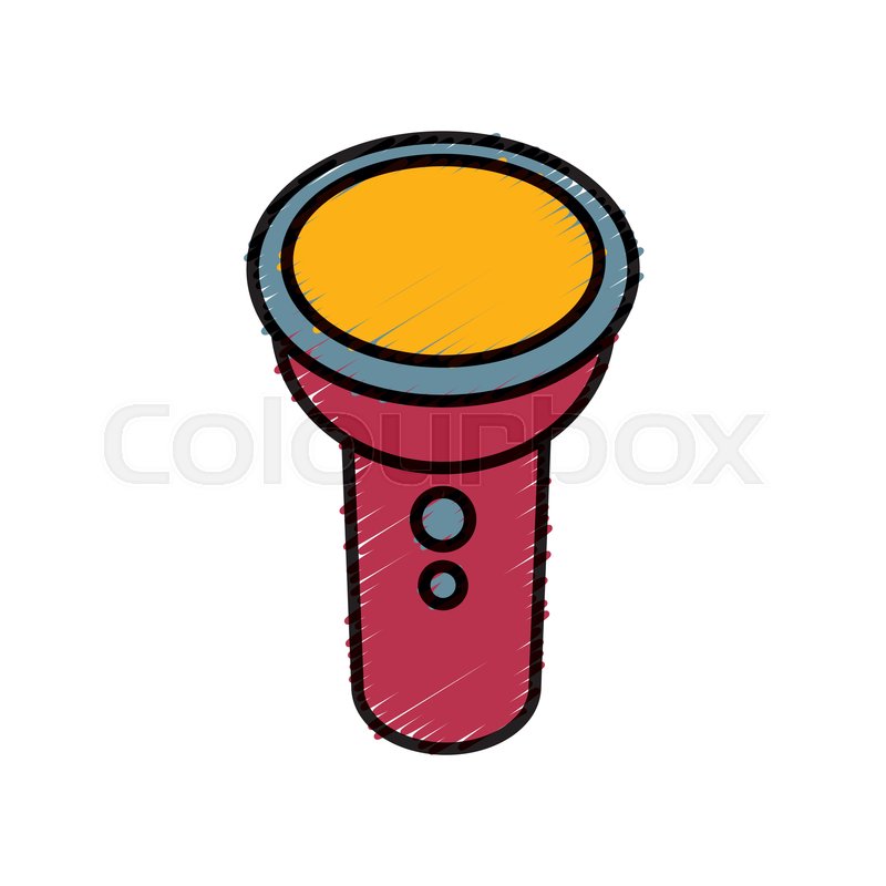 Flashlight Cartoon Isolated Cute Kawaii Cartoon Cute Kawaii, 54% OFF