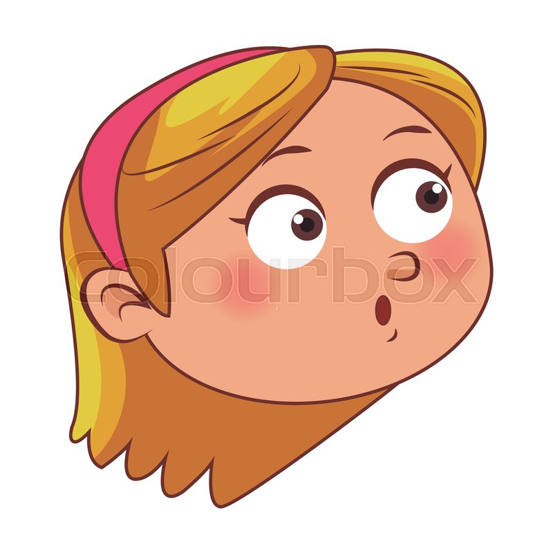 Happy Shocked Face Cartoon