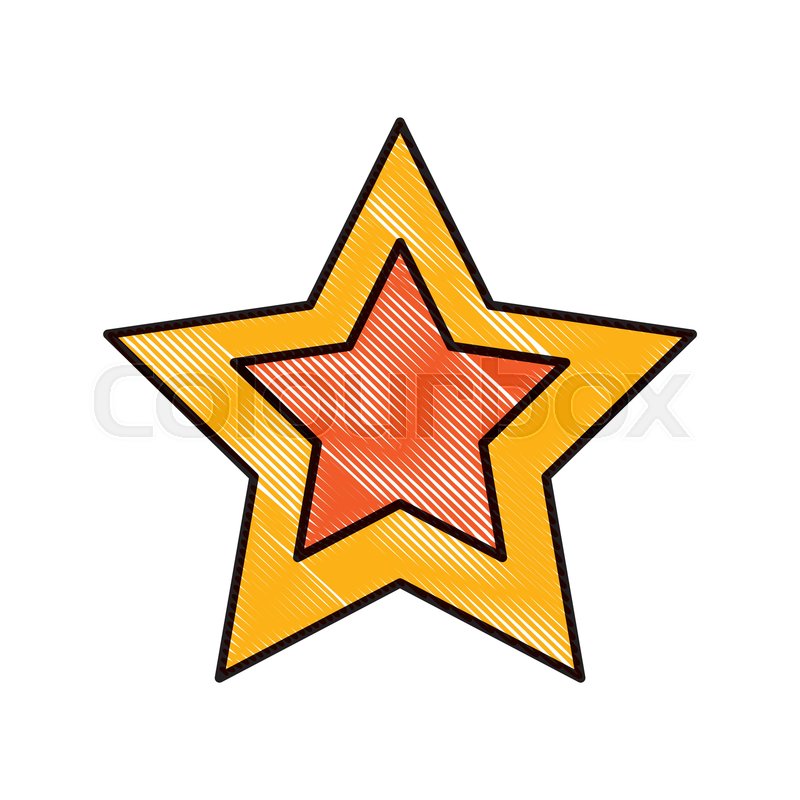 Star shape symbol icon vector ... | Stock vector | Colourbox