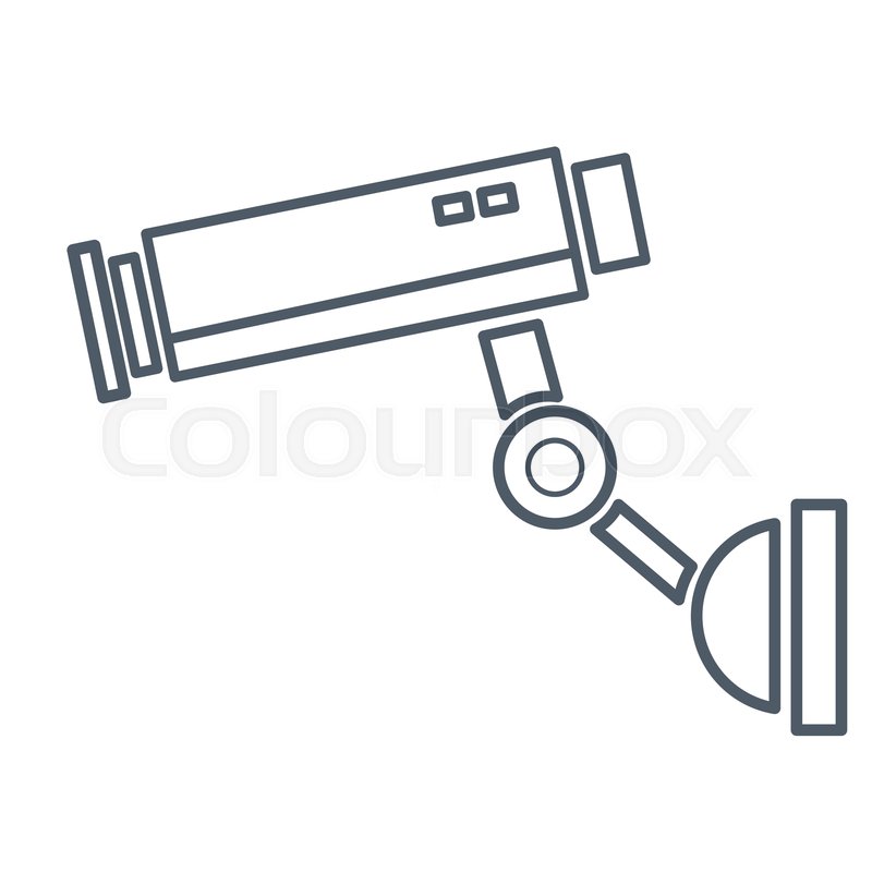 Surveillance camera symbol icon vector ... | Stock vector | Colourbox
