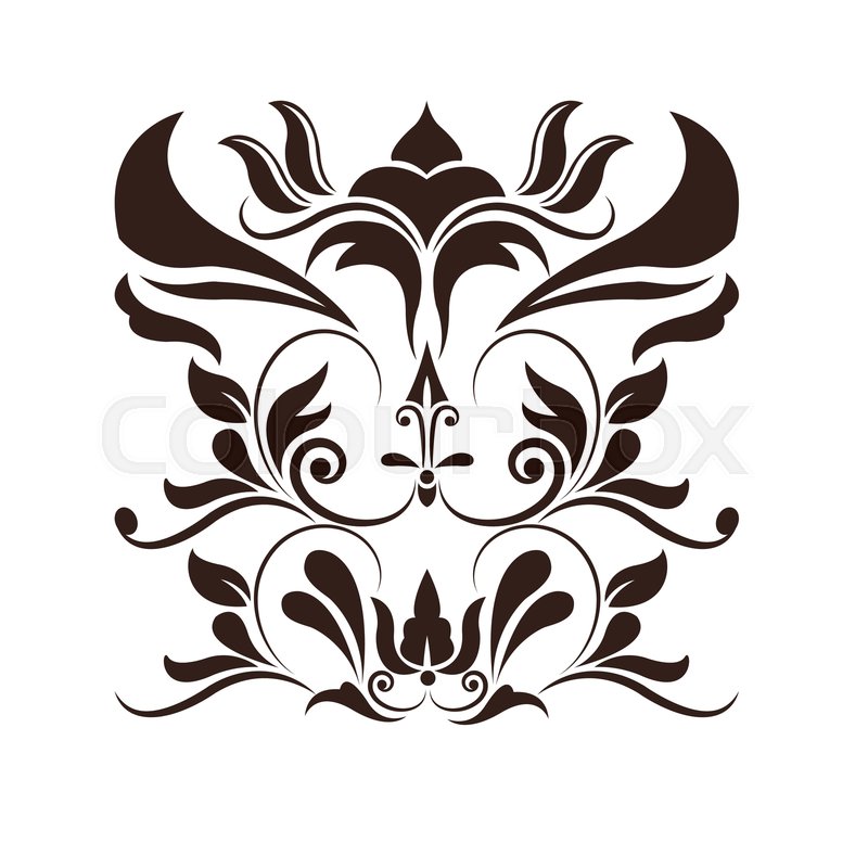 Crest heraldic victorian vintage ... | Stock vector | Colourbox