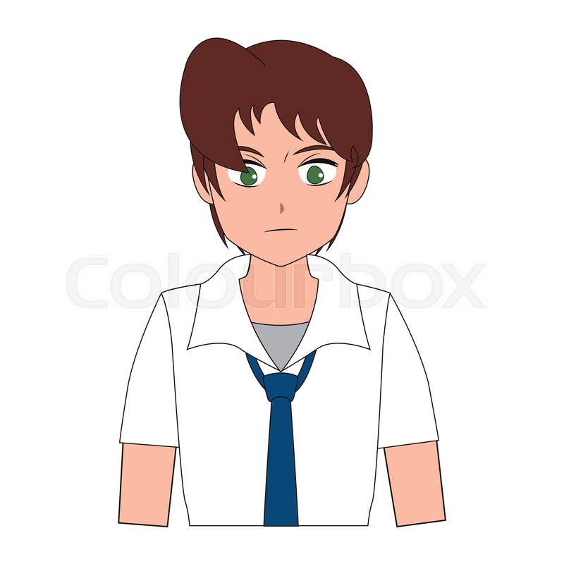 Chibi Student Boy