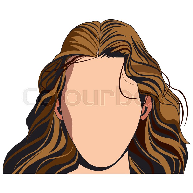 Silhouette faceless woman fashion ... | Stock vector | Colourbox