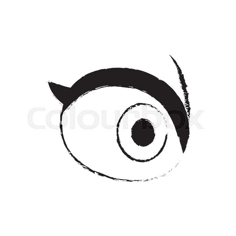 Cartoon eye people vision look optic ... | Stock vector | Colourbox