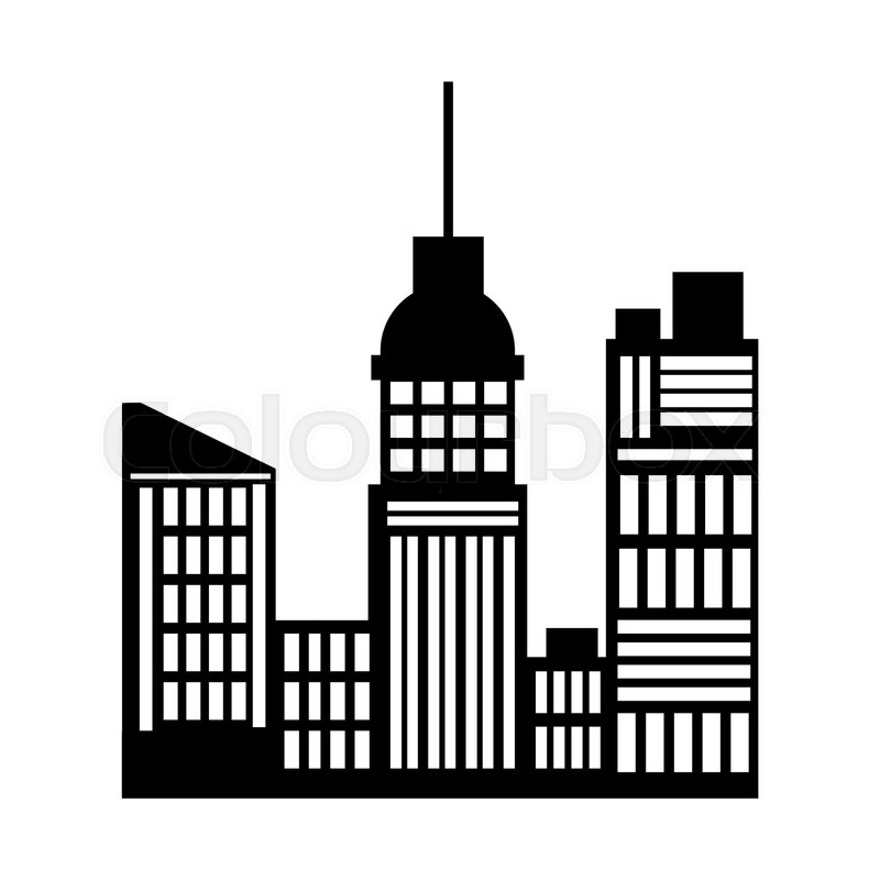 Skyscraper Silhouette Vector Free