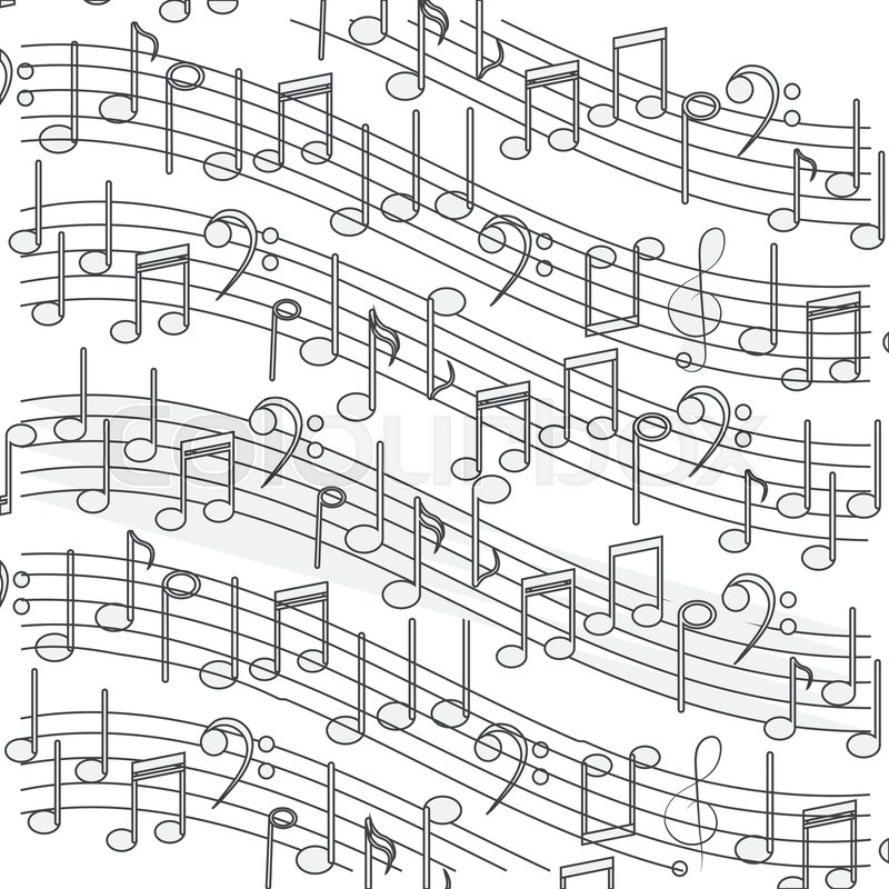 Flat design sheet music icon vector ... | Stock vector | Colourbox