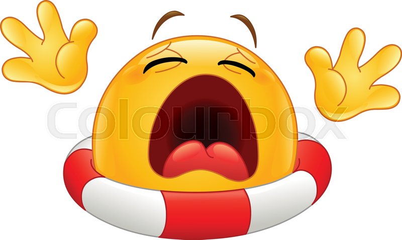 Overwhelmed Smiley Face