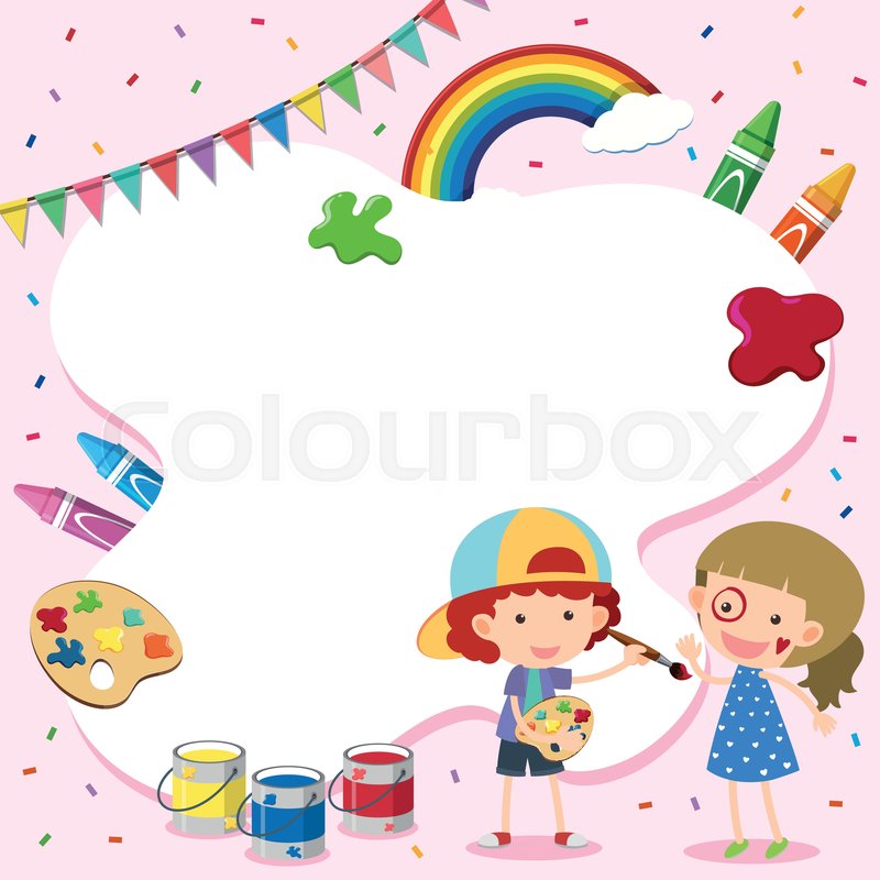 Photo Frame Template For Kids