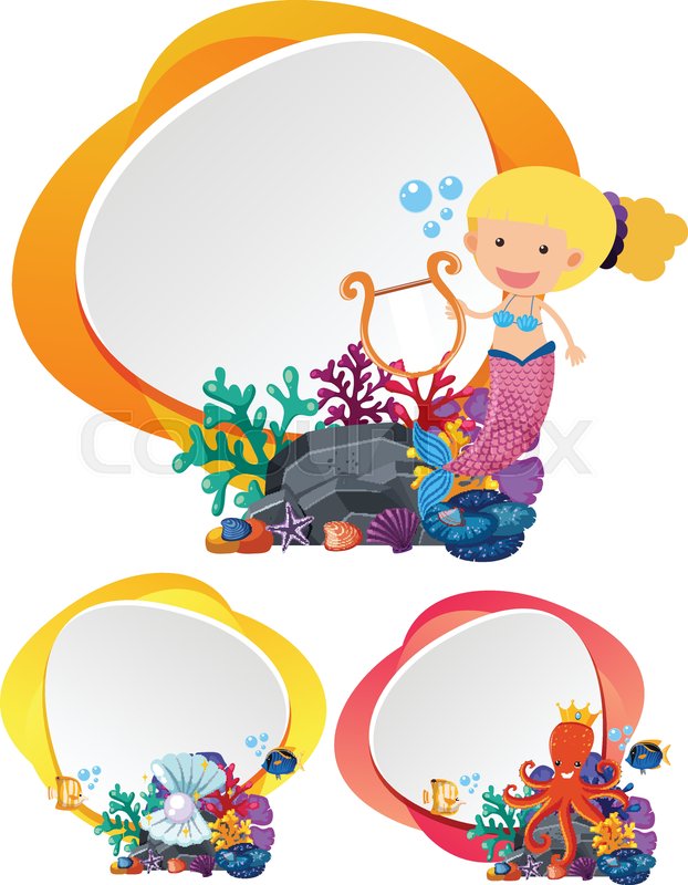 Underwater Border Clipart