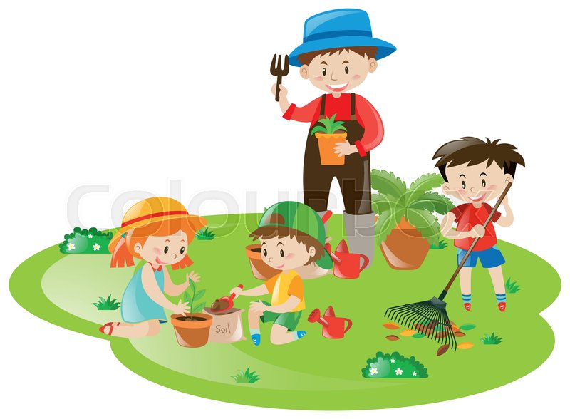 Garden Clip Art For Kids