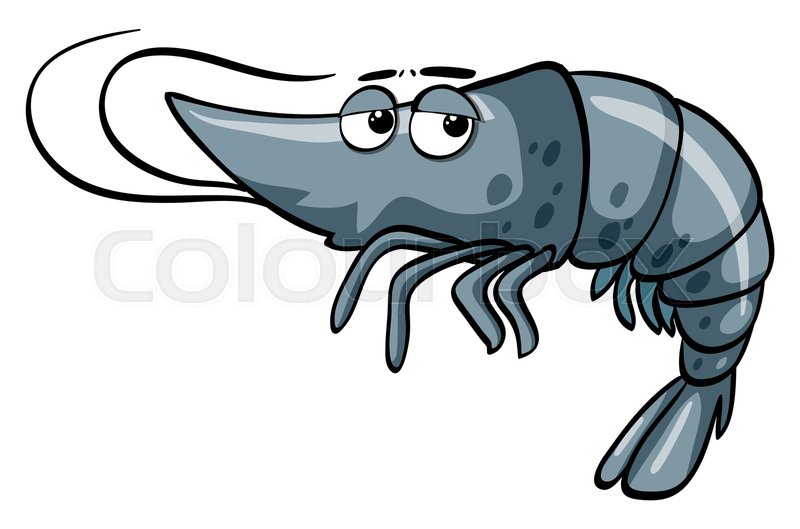Sad Cartoon Lobster