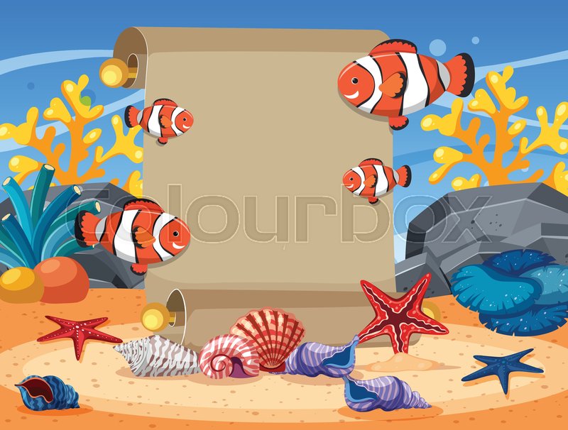Underwater Border Clipart