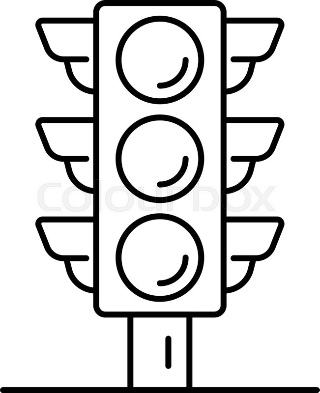 Crosswalk Light Vector