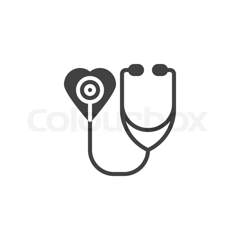 Stethoscope Heart Vector