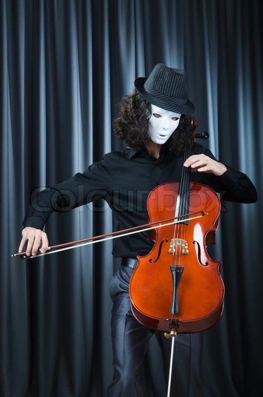 Man playing the cello | Stock image | Colourbox