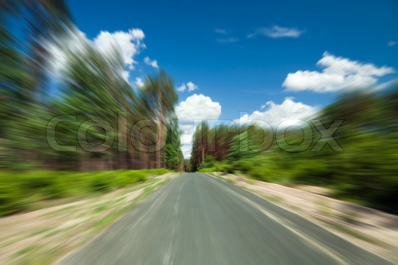Die Straße in der Landschaft | Stock Bild | Colourbox