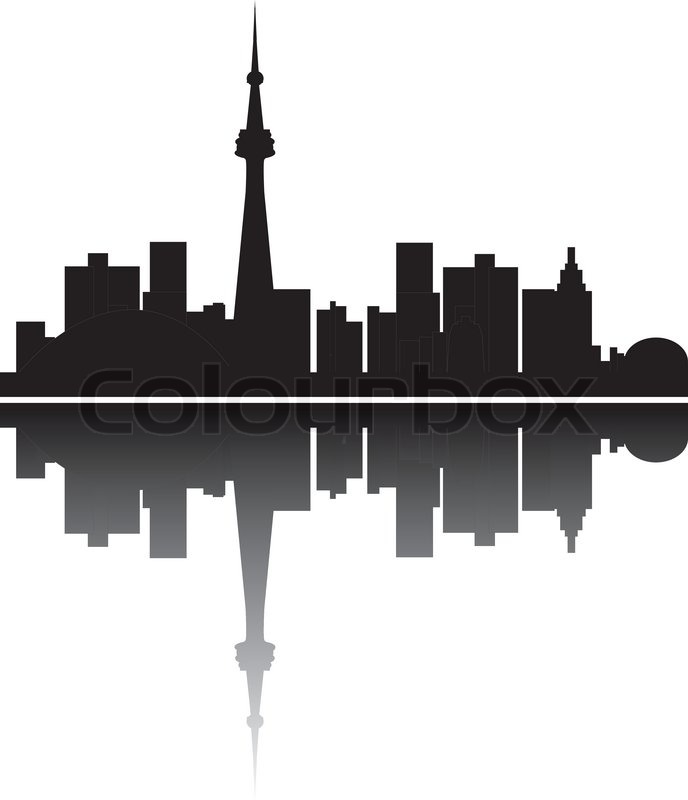 Toronto skyline | Stock vector | Colourbox